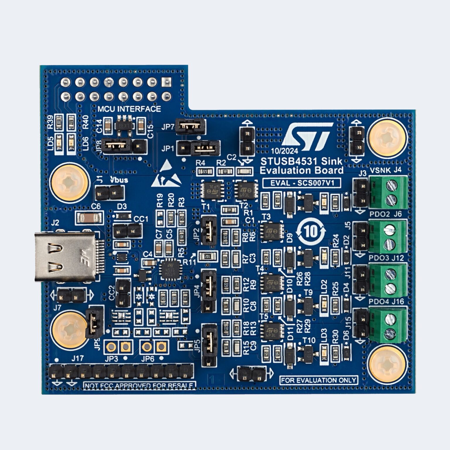 STUSB4531: 1st USB PD 3.2 sink controller with hybrid mode to easily ...