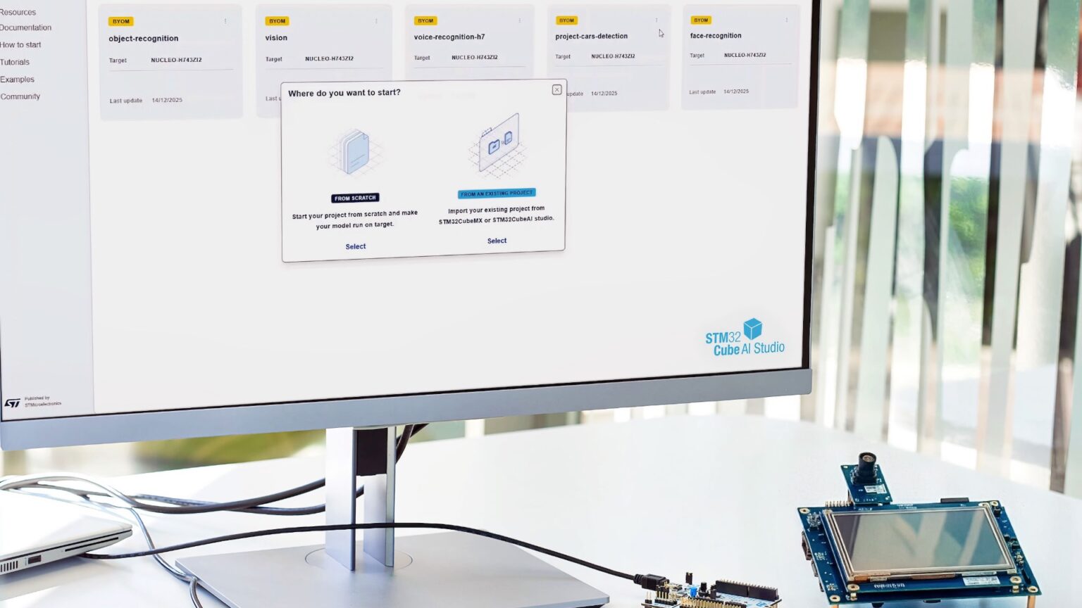 STM32Cube AI Studio: new UI, more intuitive UX, additional power user ...