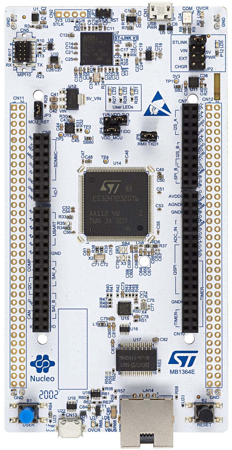 STM32H723, STM32H733, STM32H725, STM32H735, and STM32H730: More ...